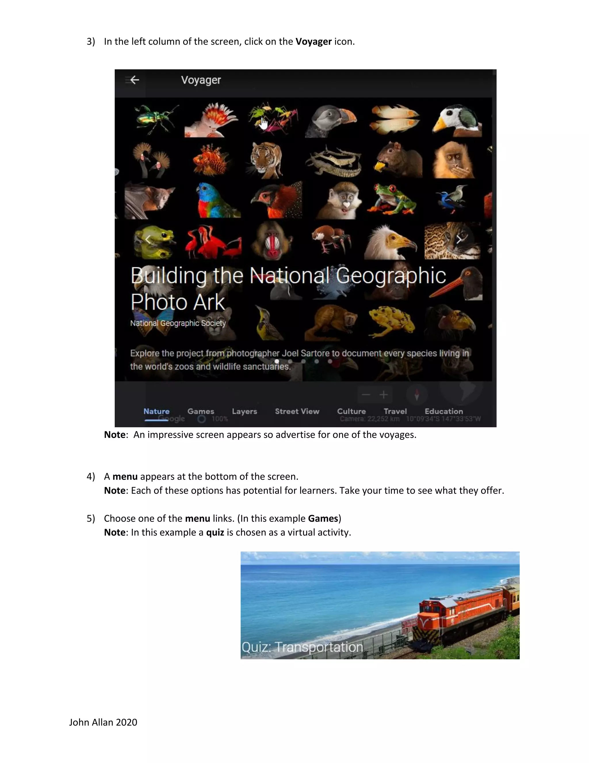 Google Earth Voyager - Basics for Teachers | PDF | Computing ...