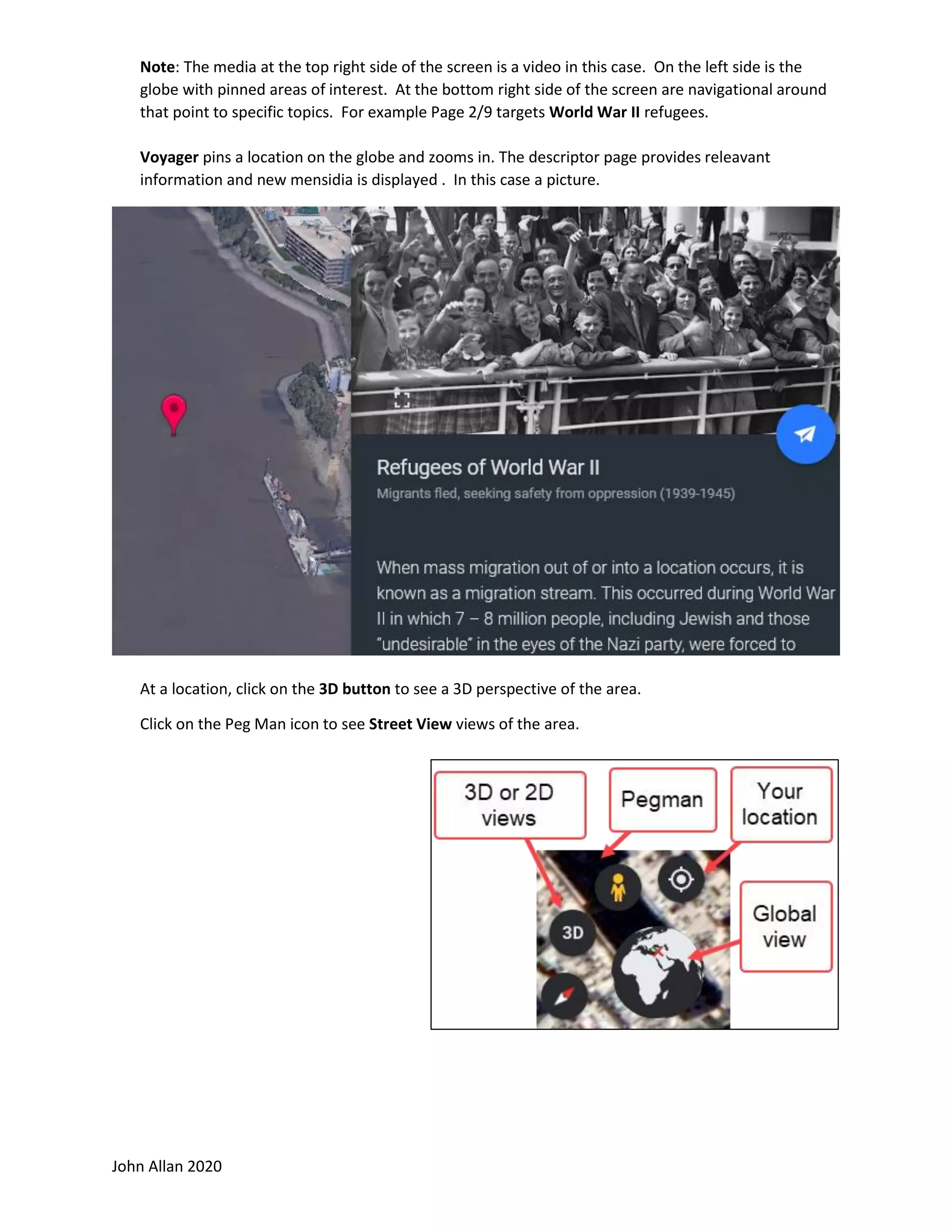 Google Earth Voyager - Basics for Teachers | PDF