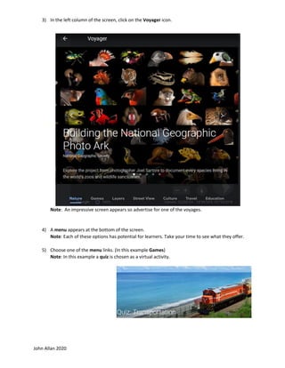 Google Earth Voyager - Basics for Teachers | PDF | Computing ...