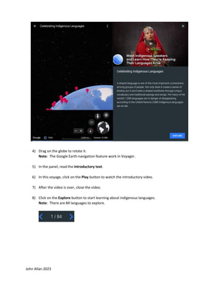 Google Earth Voyager How To | PDF