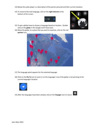 Google Earth Voyager How To | PDF
