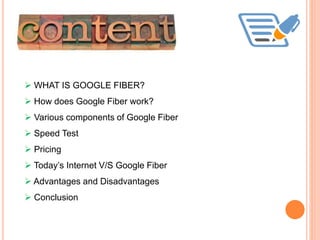 Google Fiber | PPT