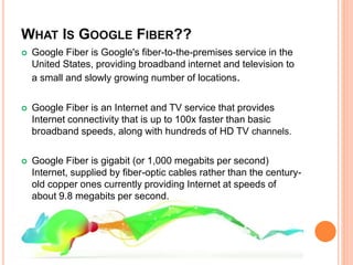 Google Fiber | PPT