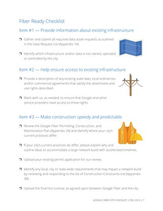 Google Fiber City Checklist | PDF