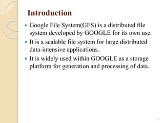 Google file system | PPTX