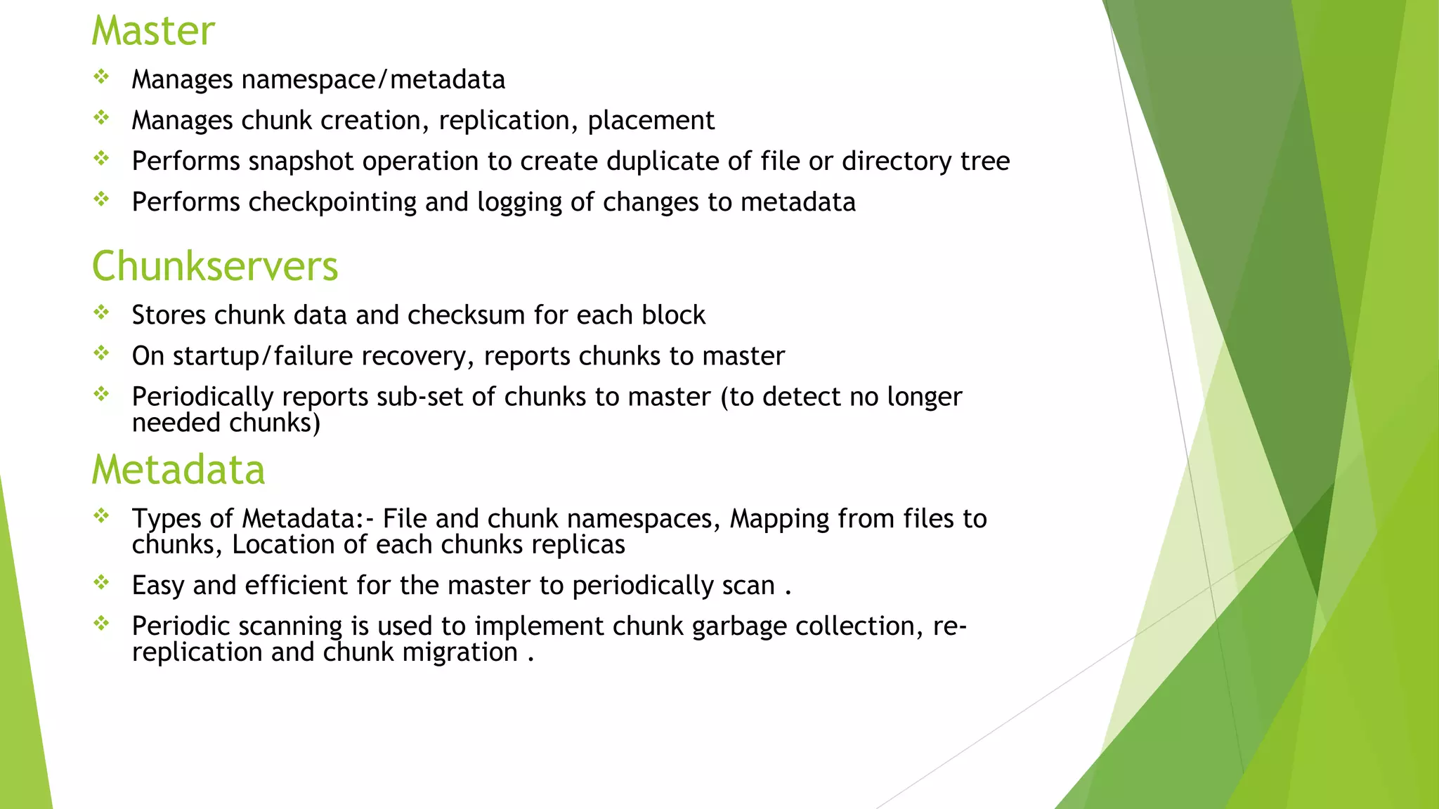Google file system | PPT
