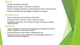 Google file system | PPT