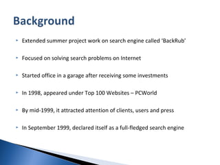 Google - The World’s Largest Search Engine | PPT