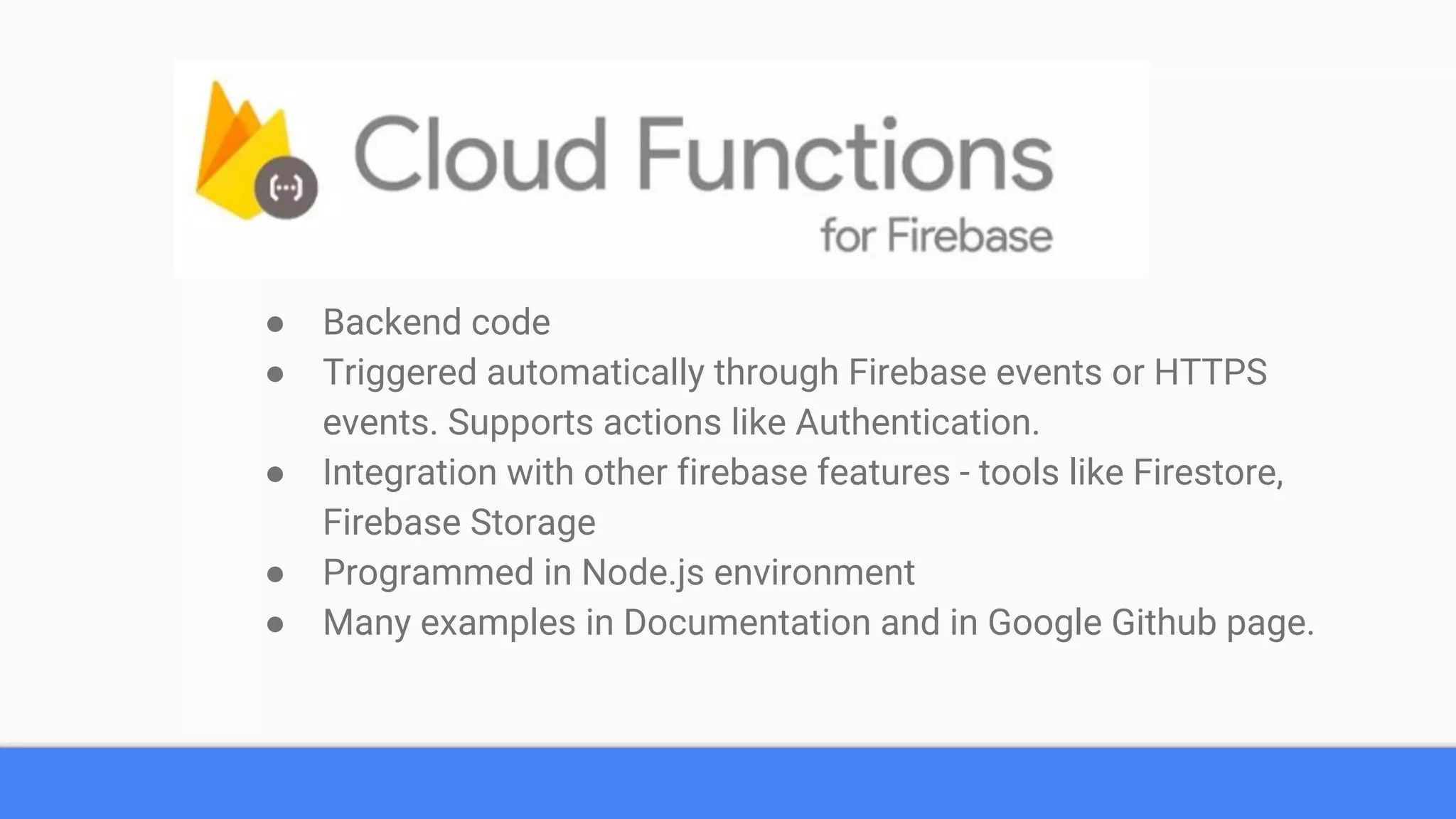Google Firebase presentation - English | PDF
