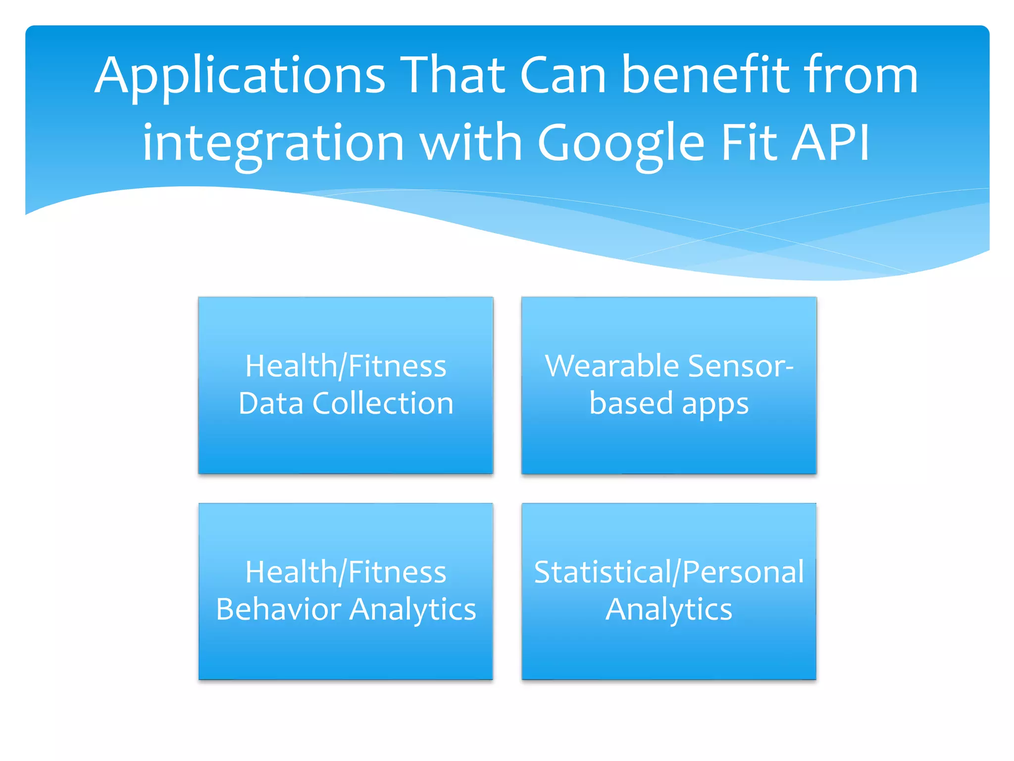 Google Fit, developer's view | PPTX