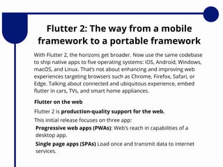 Google flutter app development | PPT