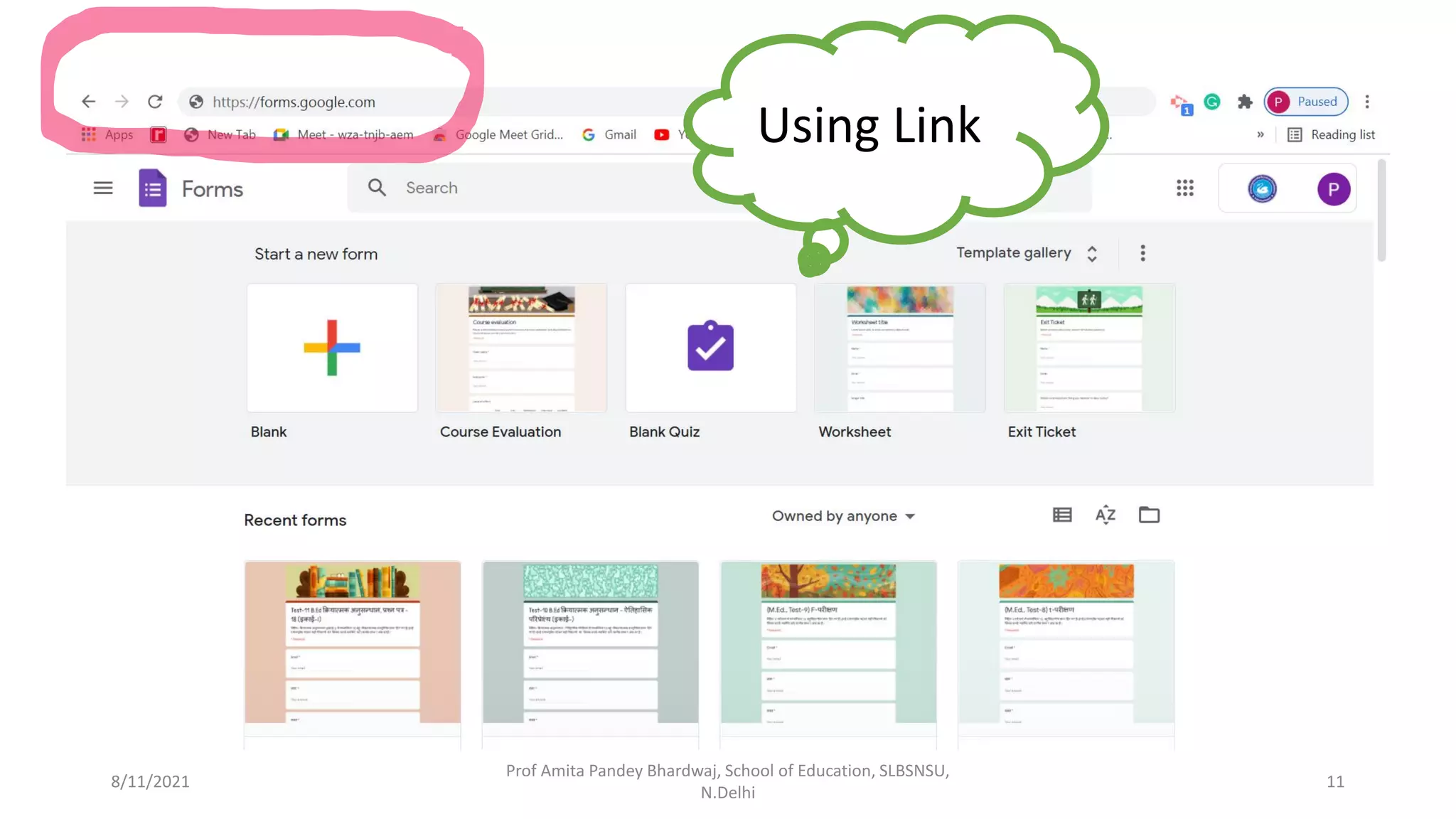 Google Forms ppt | PDF