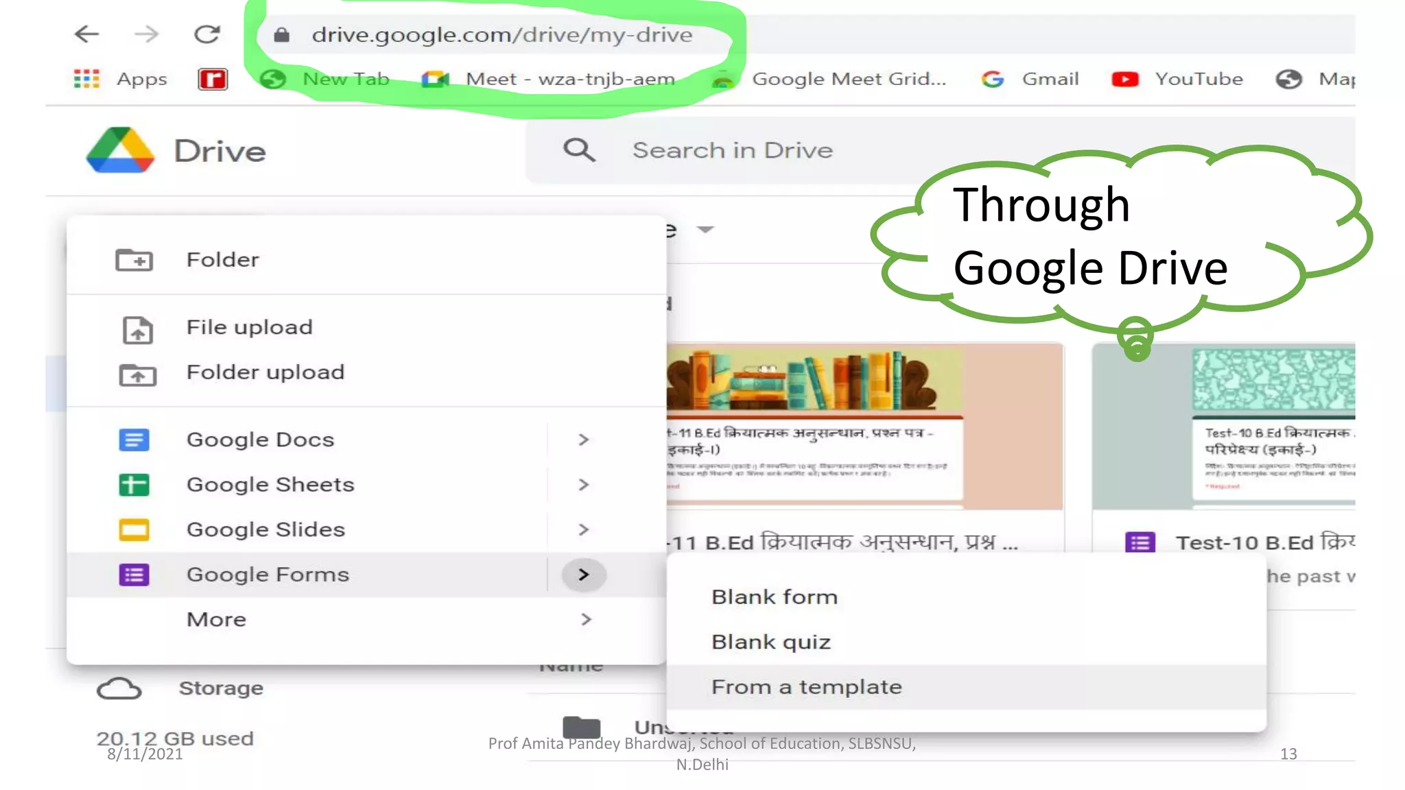 Google Forms ppt | PDF