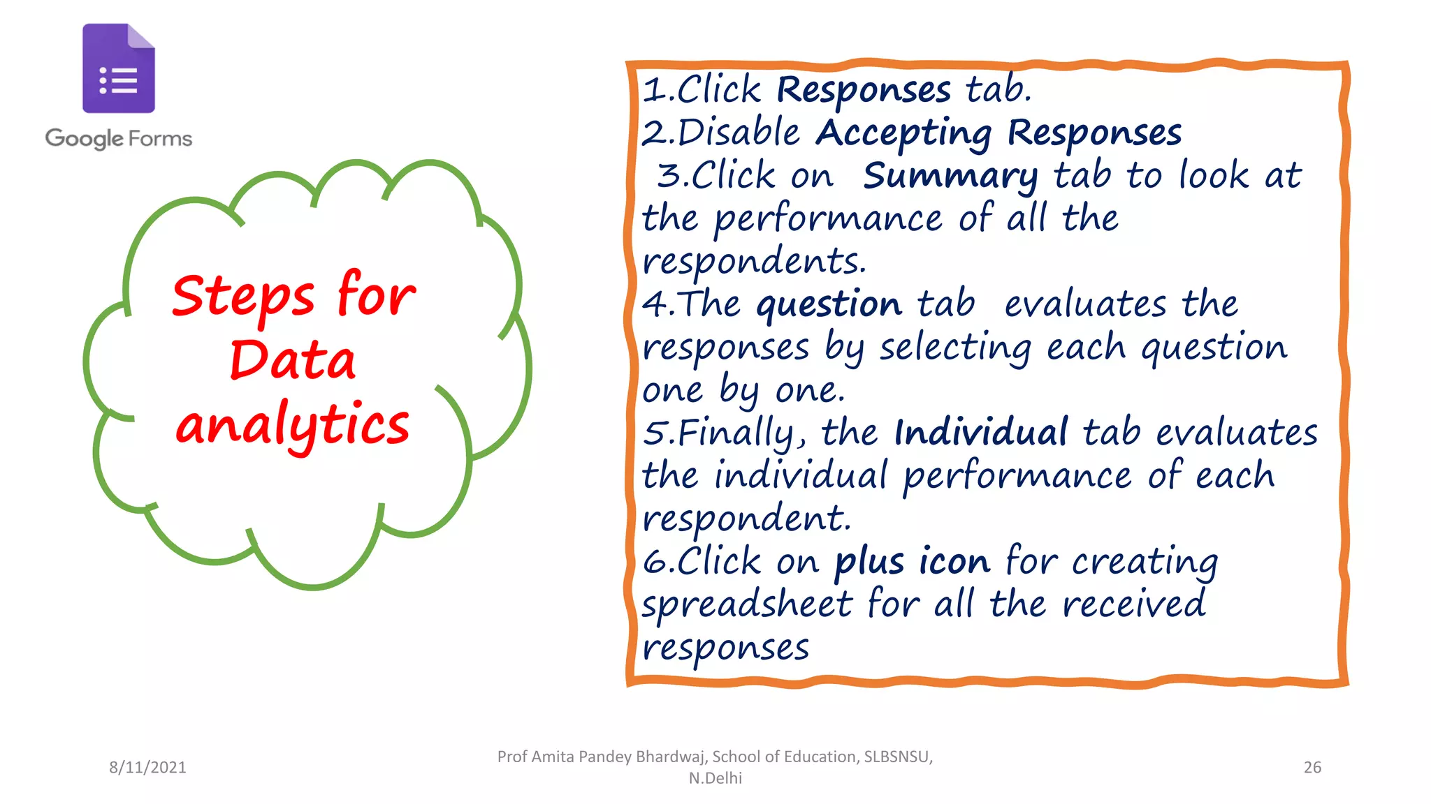 Google Forms ppt | PDF