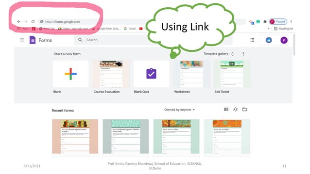 Google Forms ppt | PDF