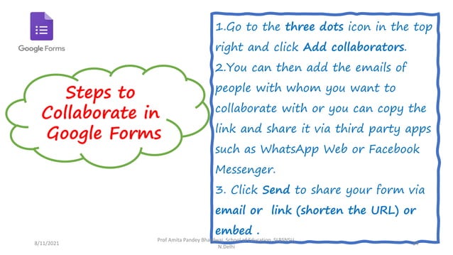Google Forms ppt | PDF