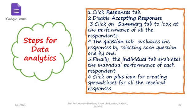 Google Forms ppt | PDF