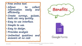 Google Forms ppt | PDF