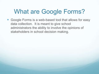 Google forms | PPT