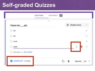 Google forms + Google Sheets | PPT
