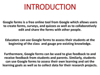 Google forms | PPTX