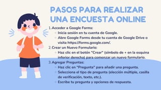 Plataformas Online, para crear encuestas | PDF