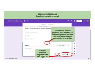 Google Forms - Introduction to Googe form learning | PPT