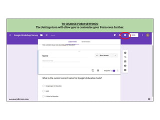 Google Forms - Introduction to Googe form learning | PPT