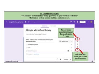 Google Forms - Introduction to Googe form learning | PPT