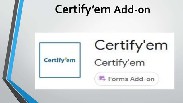 Google form objects and add-ons 2020. | PPT