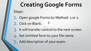 Google form objects and add-ons 2020. | PPTX