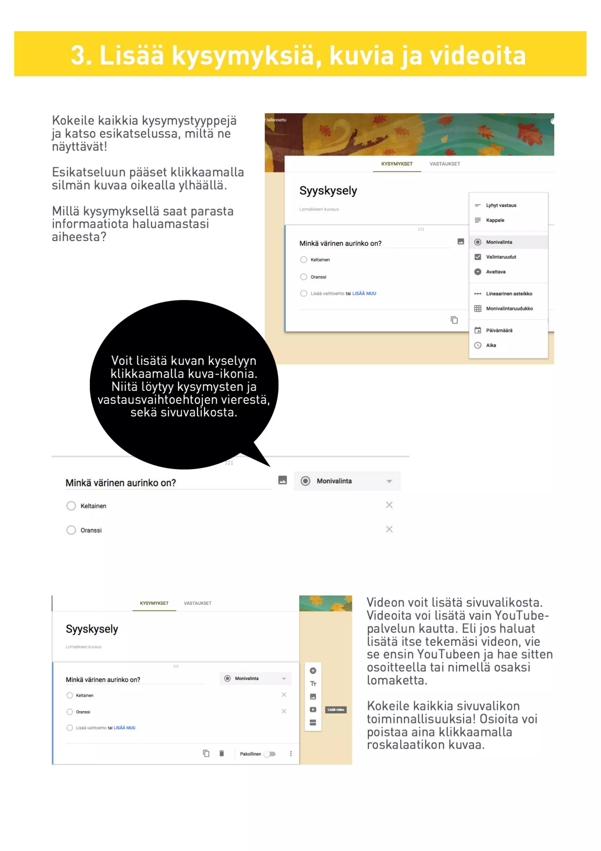 Google Forms ohje | PDF
