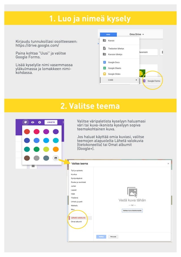 Google Forms ohje | PDF