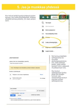 Google Forms ohje | PDF