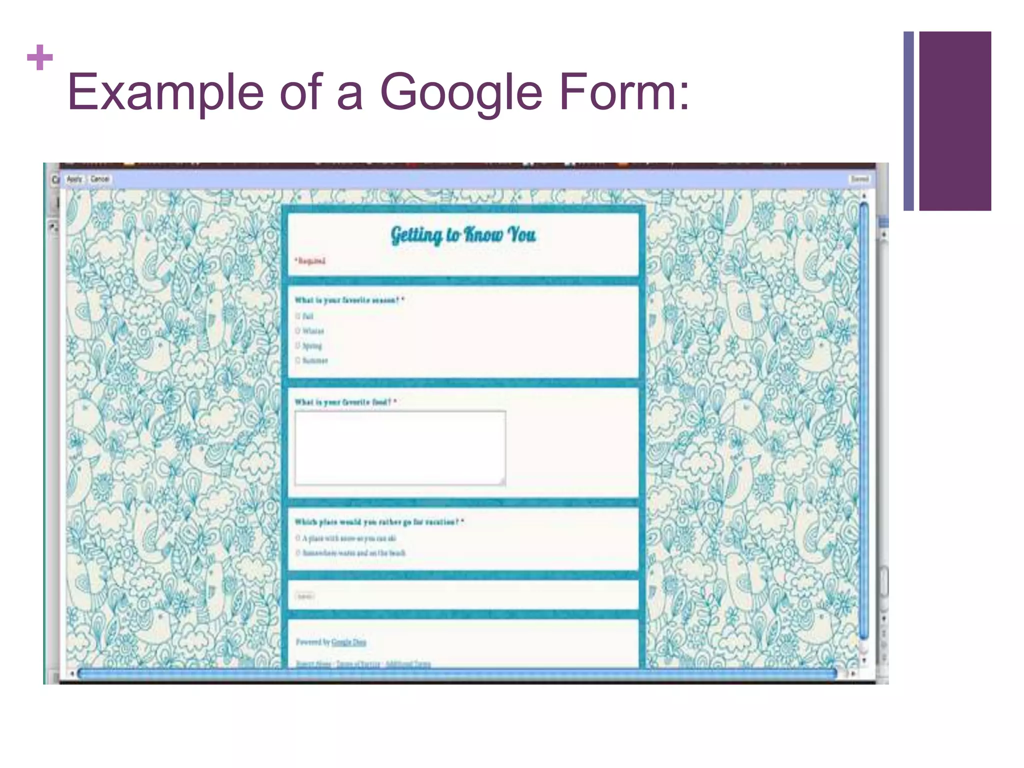 Google formspresentation | PPTX