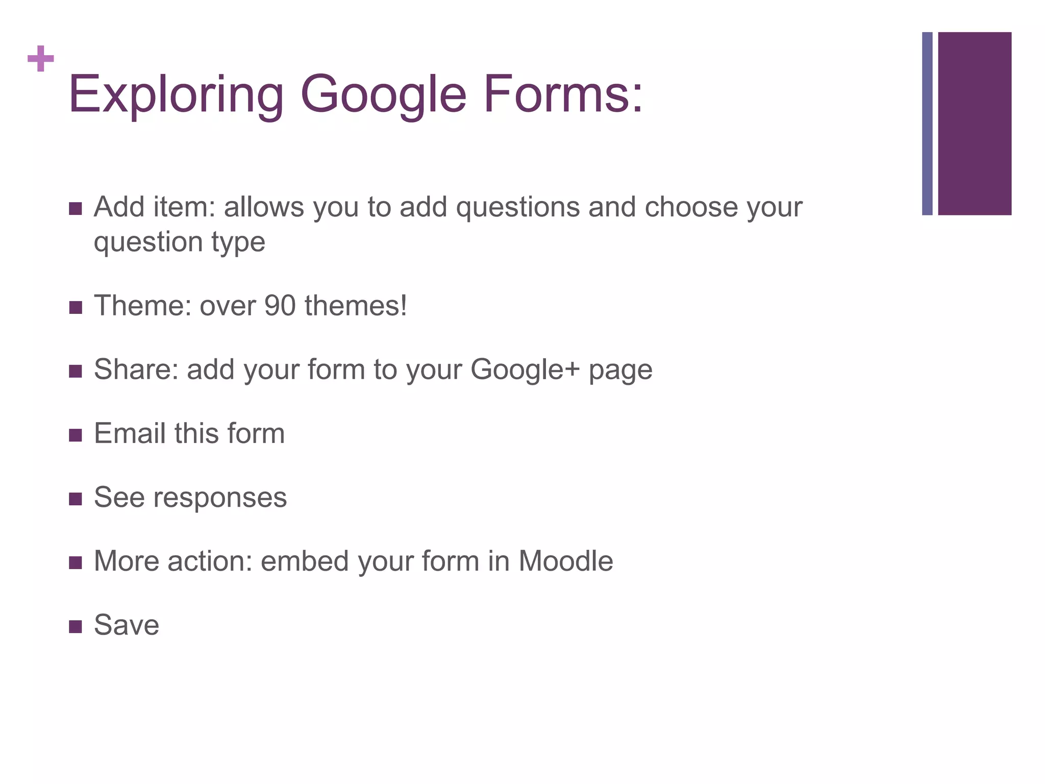 Google formspresentation | PPTX