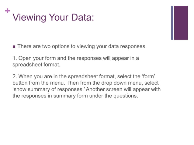 Google formspresentation | PPTX