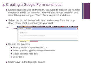 Google formspresentation | PPTX