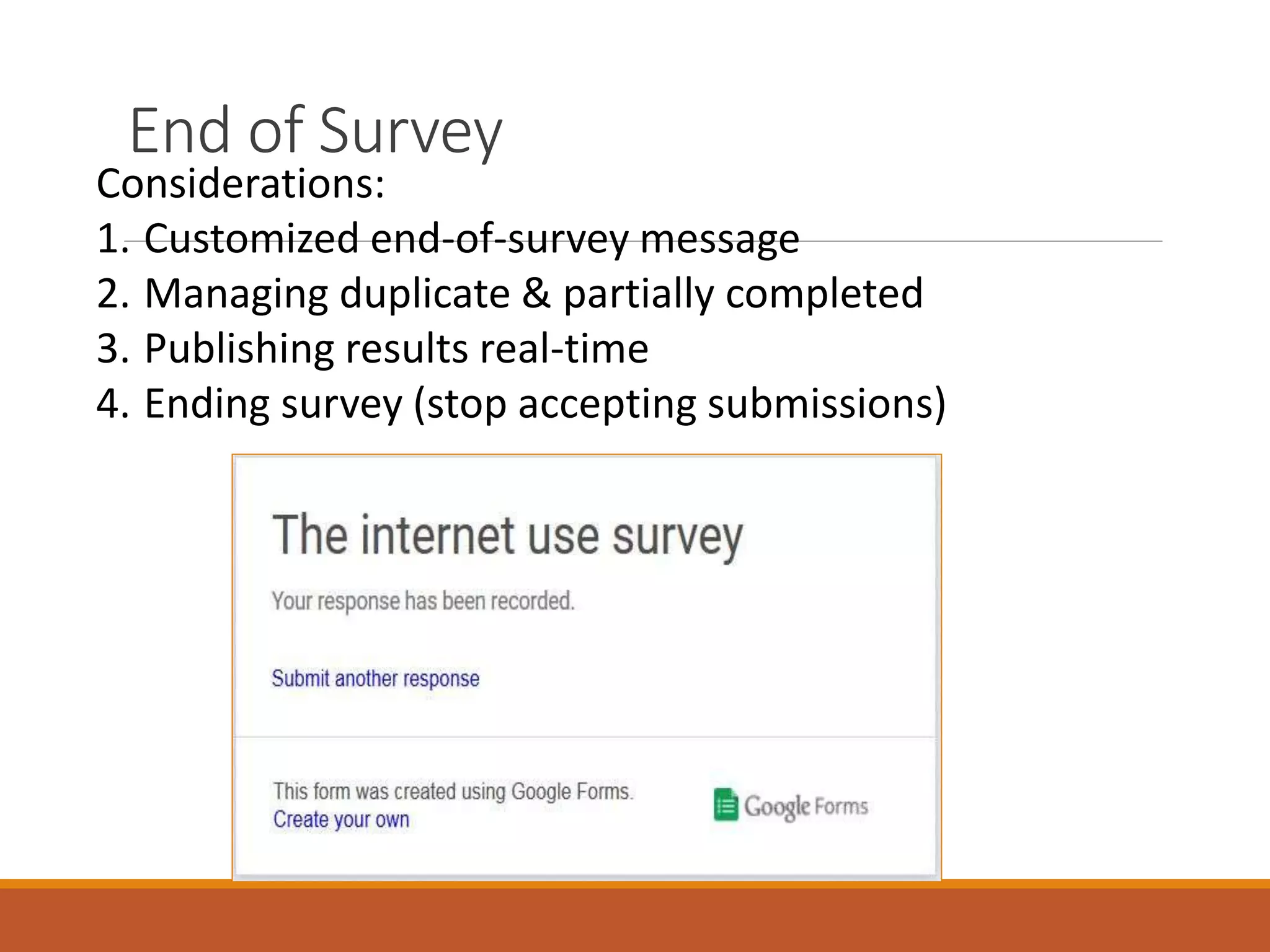 Google forms presentation | PPTX