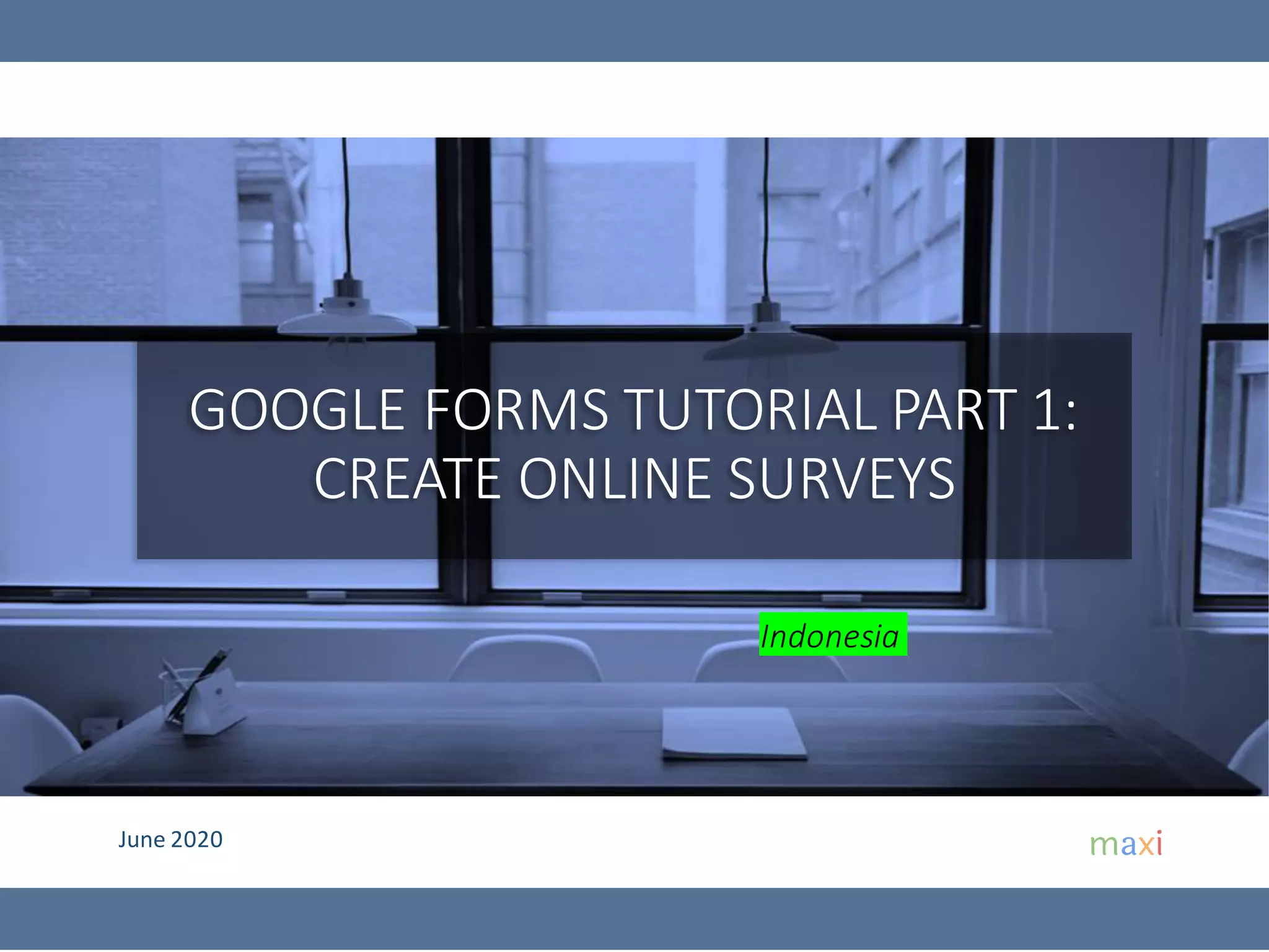 Google Forms Tutorial - Indonesia | PDF