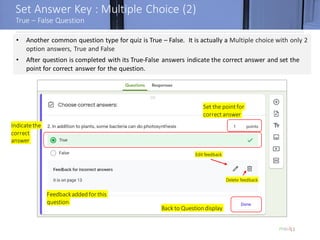 Google Forms Quiz Tutorial | PPT