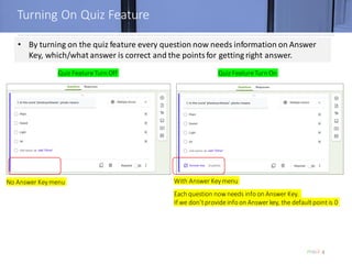 Google Forms Quiz Tutorial | PPT