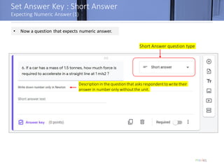 Google Forms Quiz Tutorial | PPT