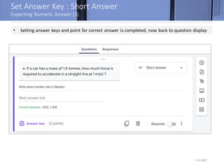 Google Forms Quiz Tutorial | PPT