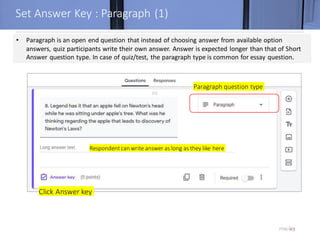 Google Forms Quiz Tutorial | PPT