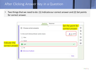 Google Forms Quiz Tutorial | PPT