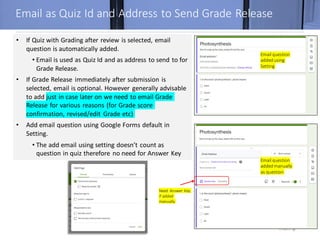 Google Forms Quiz Tutorial | PPT