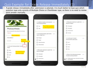 Google Forms Quiz Tutorial | PPT