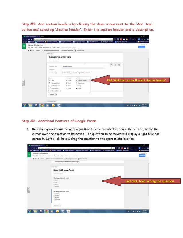 Google forms tutorial for beginners | PDF