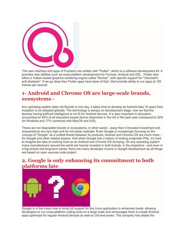 Google fuchsia-Is android going to be dead? | PDF